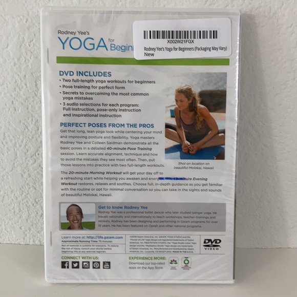 RODNEY YEE'S YOGA | Media | 42 Rodney Yees Yoga For Beginners Dvd ...